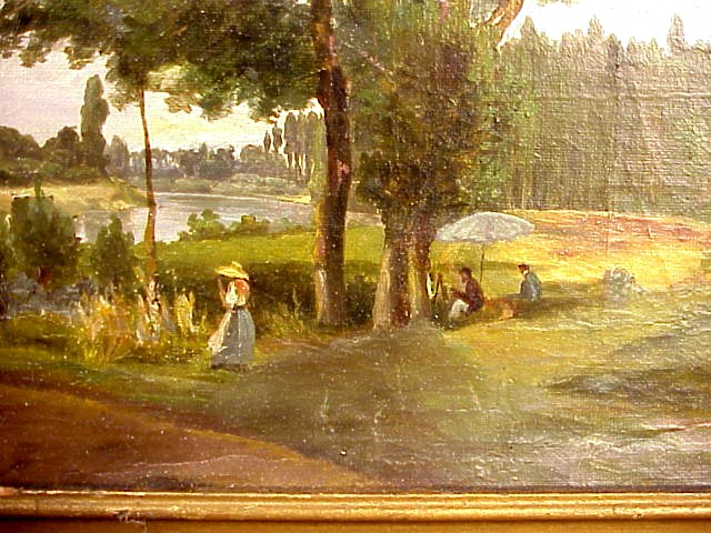 Antique painting attributed to Benjamin Champney – Paul Madden Antiques