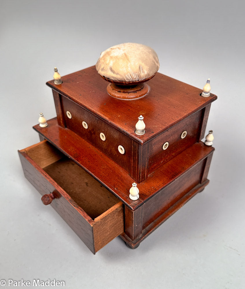 Antique Scrimshaw Thread Box – Paul Madden Antiques
