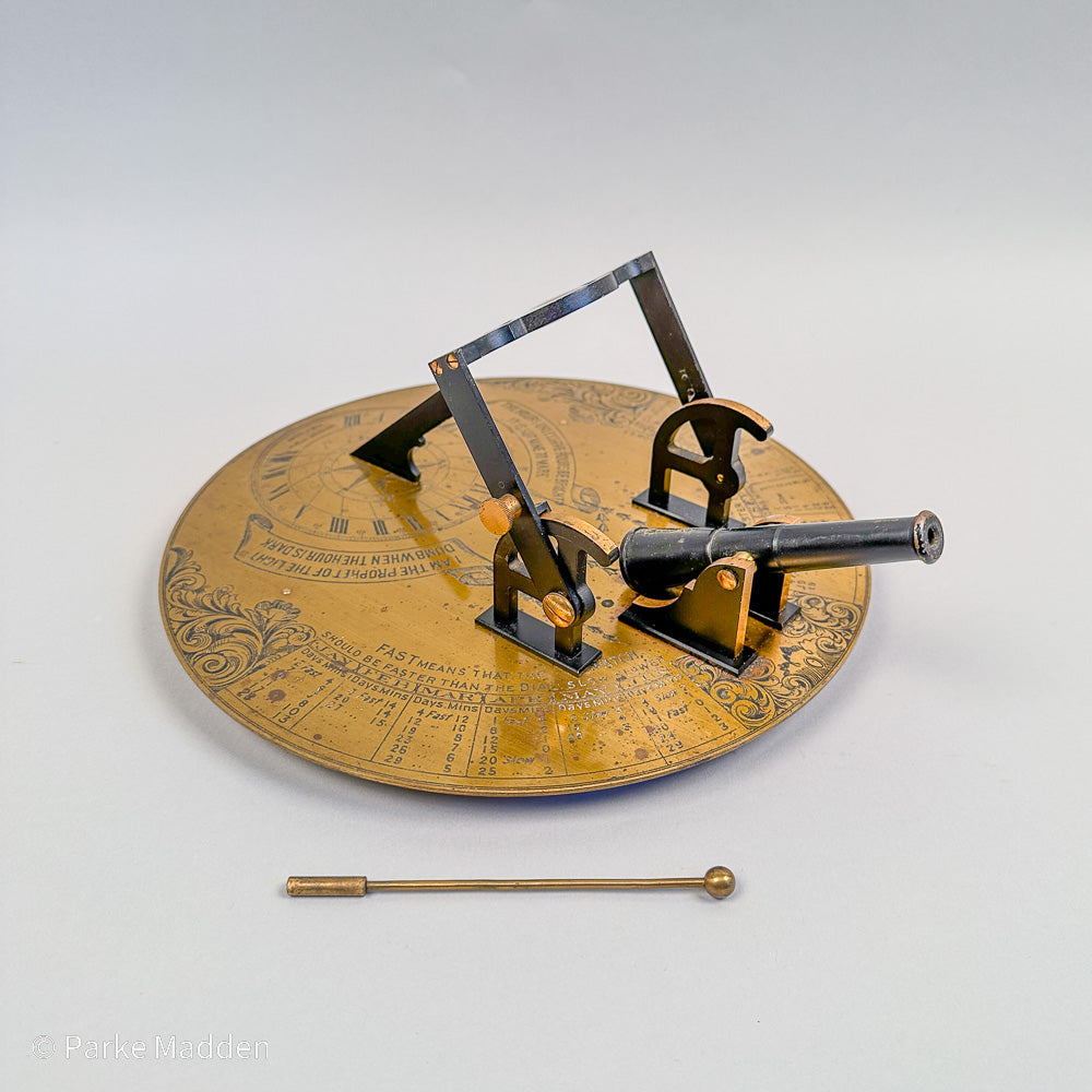 Antique Noon Day Gun Cannon Sundial by Abercrombie & Fitch – Paul ...