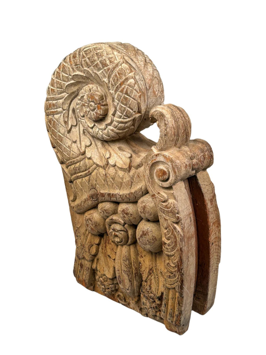 Antique Ship's Billet Head from Maine – Paul Madden Antiques