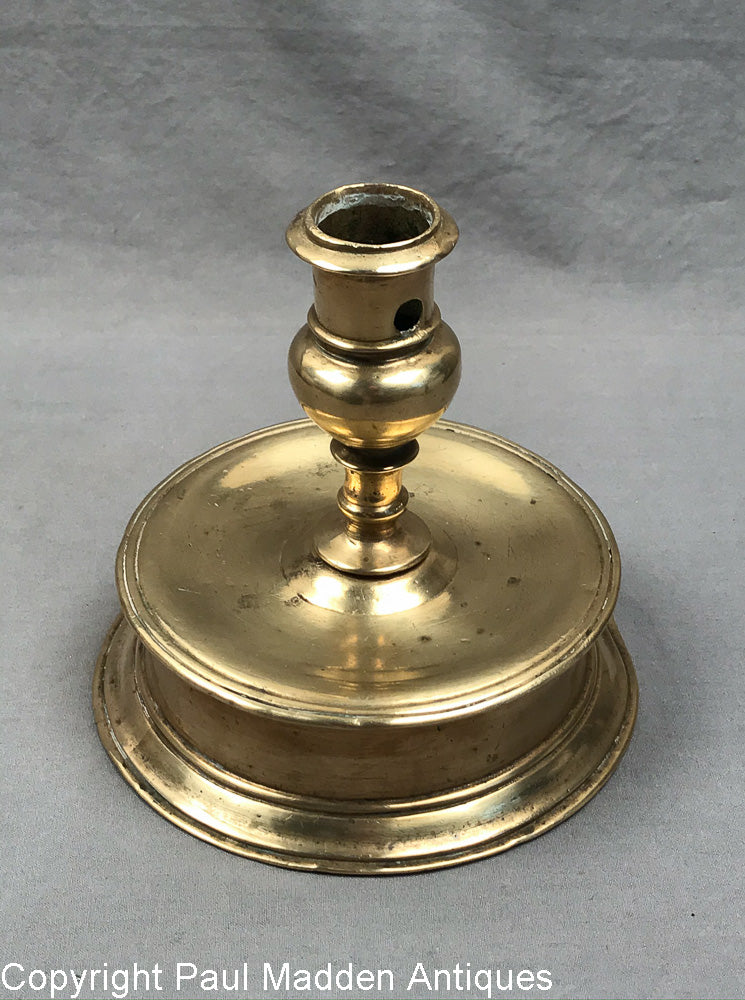 Antique 17th C. Capstan Candlestick – Paul Madden Antiques