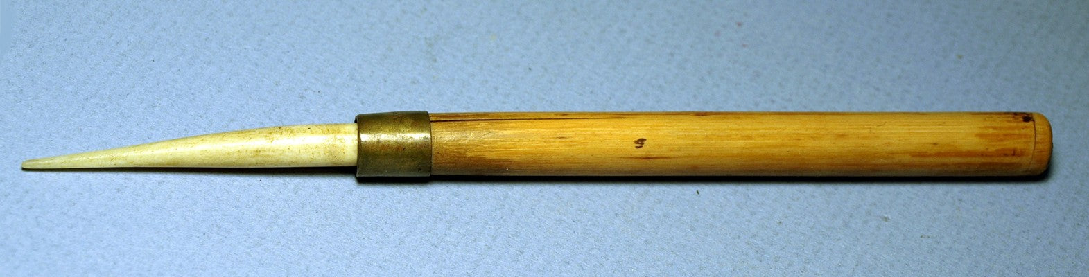Antique Scrimshaw Bodkin with Wooden Handle – Paul Madden Antiques