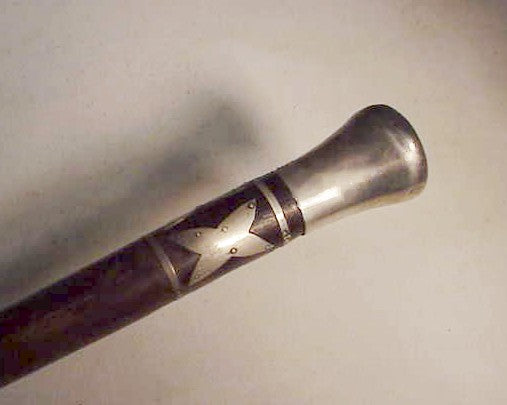 Antique sterling silver topped cane – Paul Madden Antiques