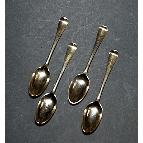 Set of 4 antique English teaspoons – Paul Madden Antiques